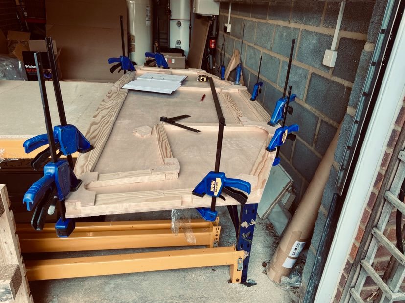 Transom and Frame B done – Pete's Class 5.80 Build Blog