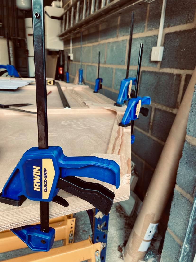 Transom and Frame B done – Pete's Class 5.80 Build Blog